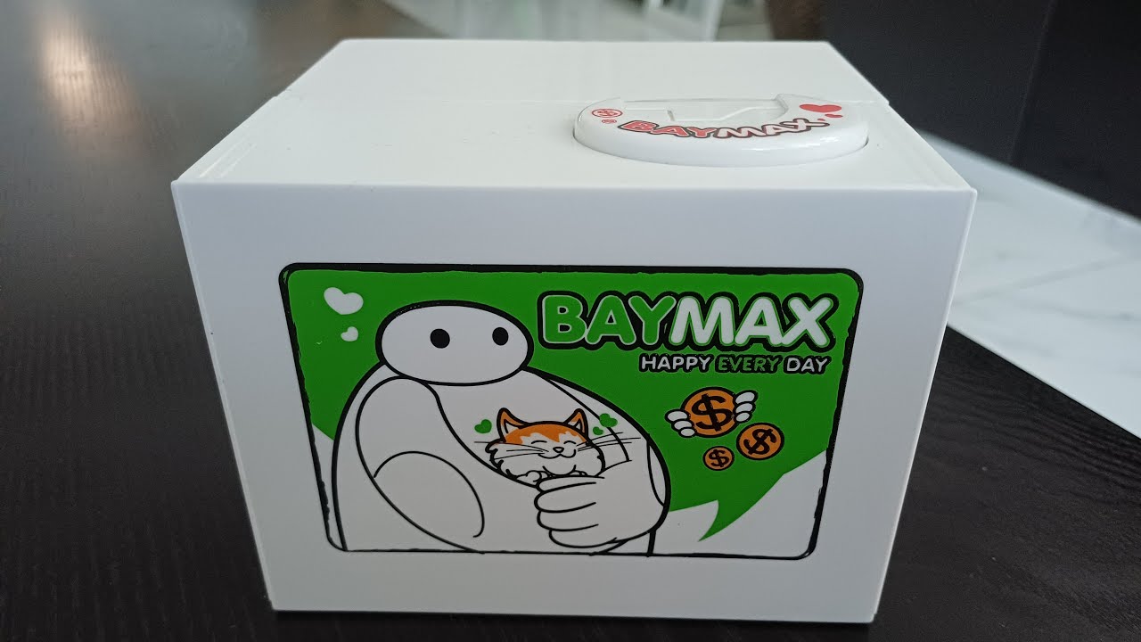 Let's play Baymax Coin Bank 🌈 - YouTube