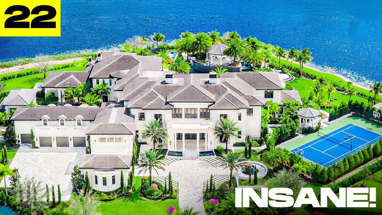 Top 22 INSANE CELEBRITY HOUSES - YouTube