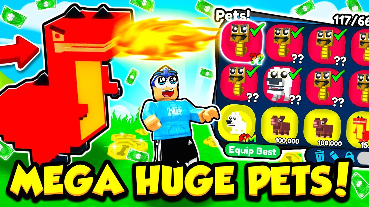 I Bought A FULL TEAM OF MEGA HUGE PETS In Pet Capsules Simulator! - YouTube