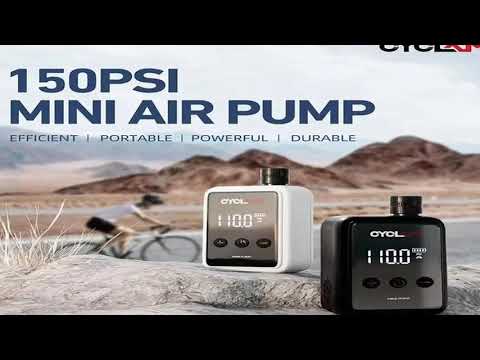 CYCLAMI Portable Bike Pump 150 PSI Rechargeable Compressor Tire ...