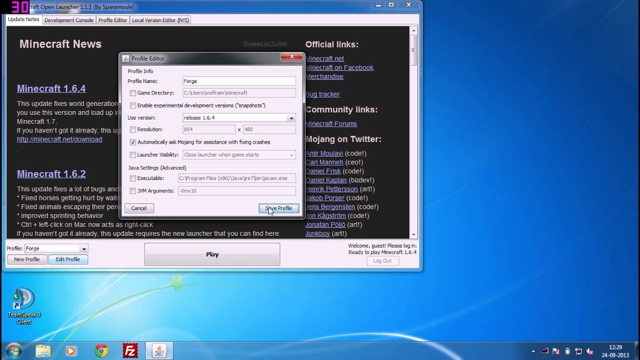 MC OPEN LAUNCHER 1.1.1 Para Minecraft 1.6.4 - YouTube