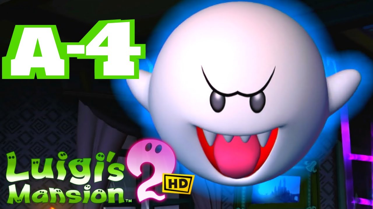 Finding Boo!!! Visual Tricks!!! Mission A-4 Luigi's Mansion 2 HD ...