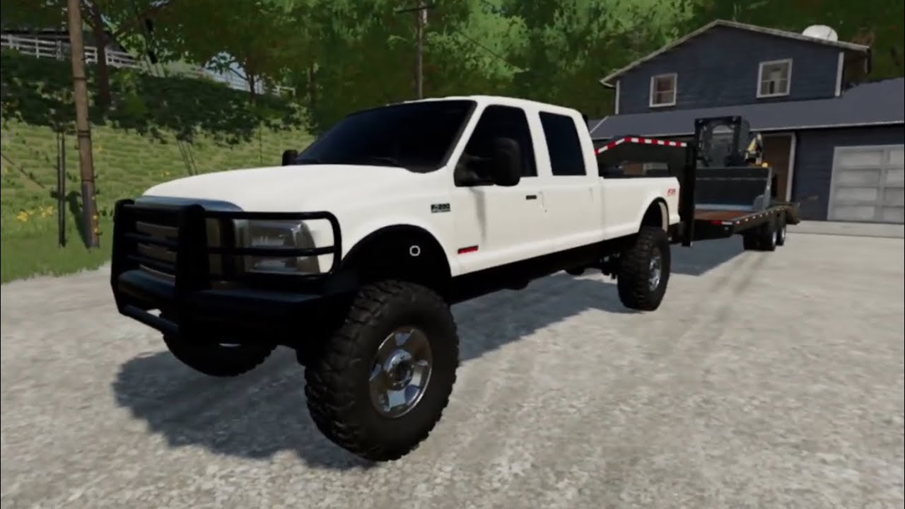 Ford 6.0 Power Stroke Towing FS22 #fs22 - YouTube