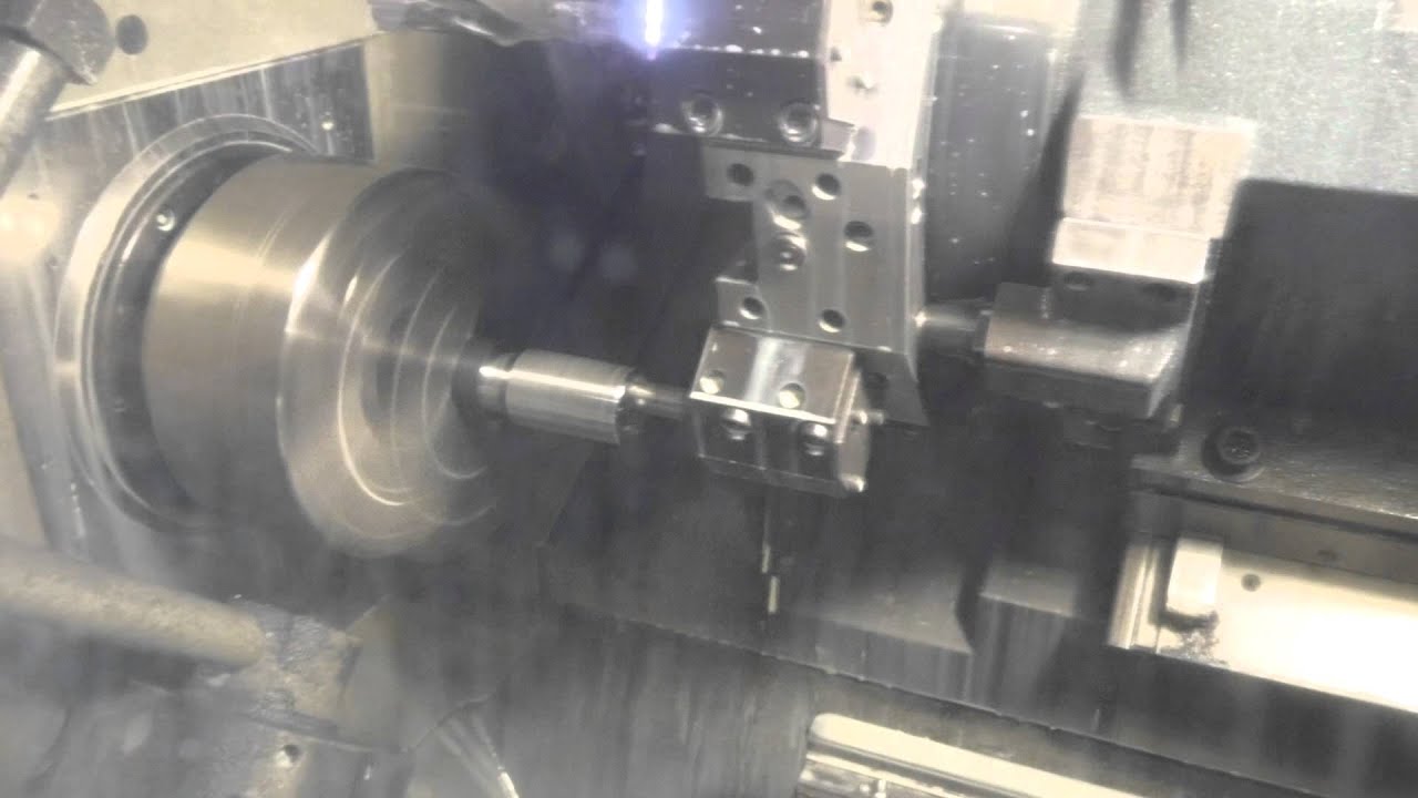 Vibration during internal threading - YouTube