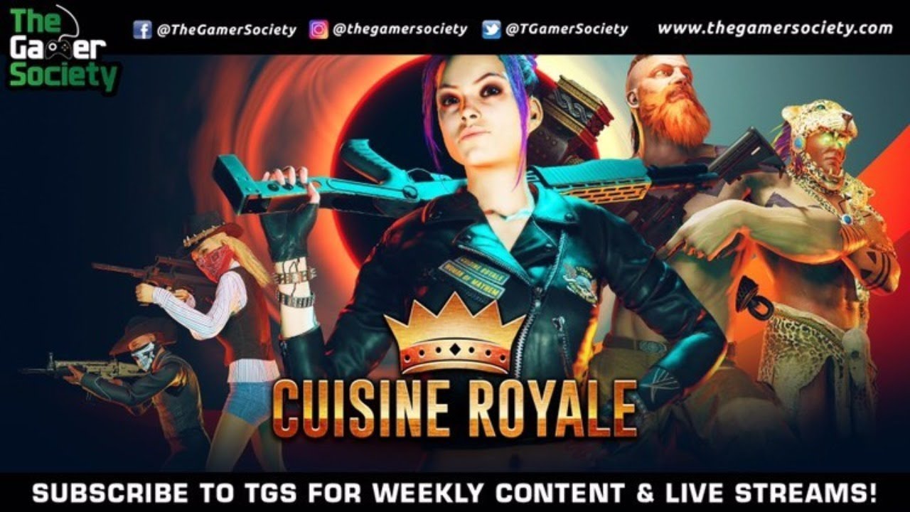 CUISINE ROYALE: FOOD BATTLE ROYALE! - THE GAMER SOCIETY - LIVE STREAM ...