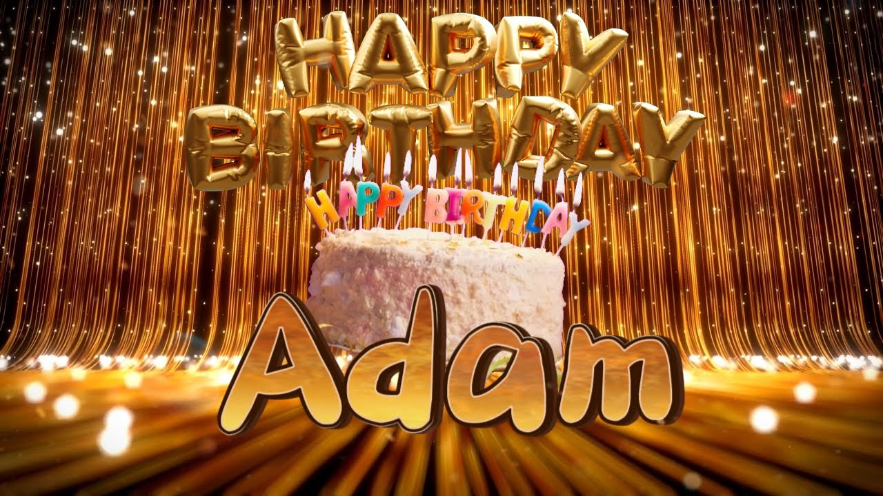 HAPPY BIRTHDAY, ADAM! 🎁🤘Rock song with countdown⏱ - YouTube