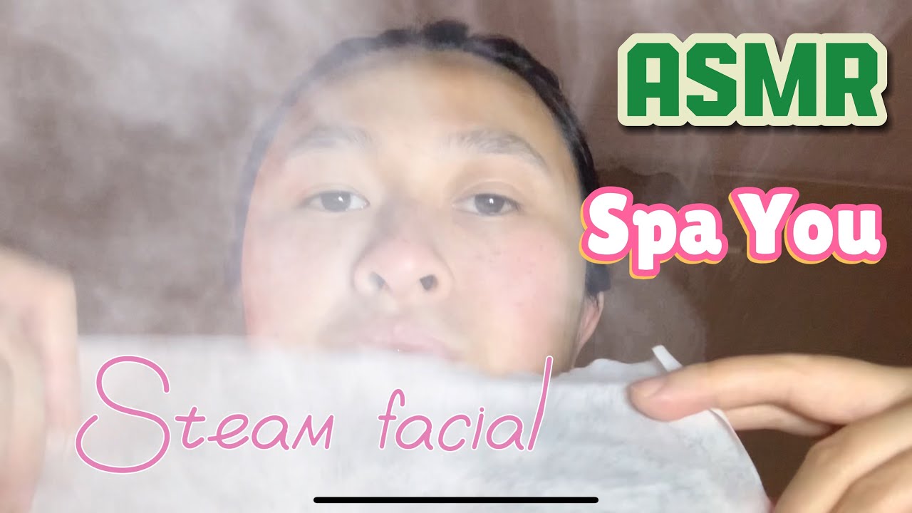ASMR - wash - Steam - massage your face - relaxxxx - YouTube