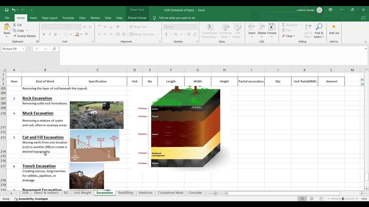 How to calculate excavation process for QS? - YouTube