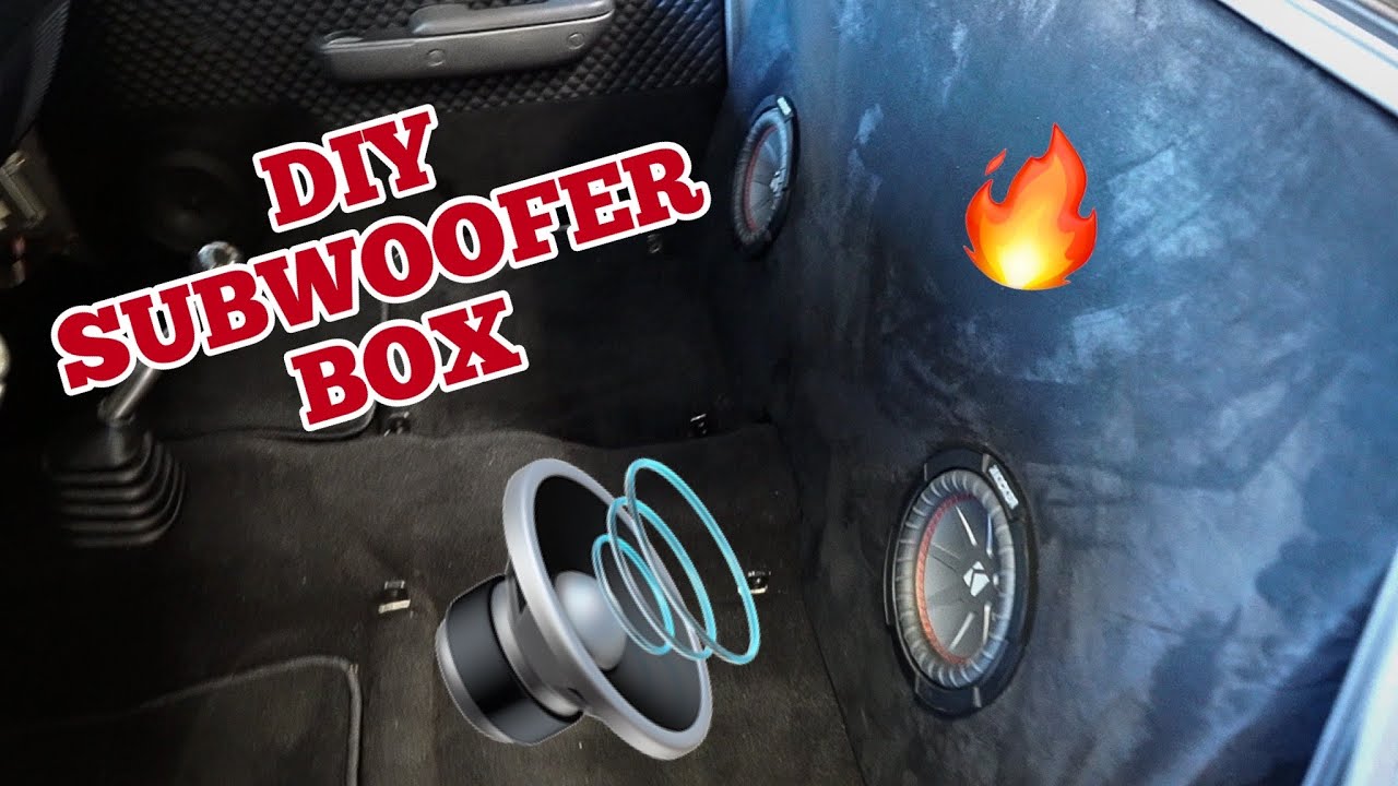 HOW TO MAKE A CUSTOM SUBWOOFER BOX! - YouTube