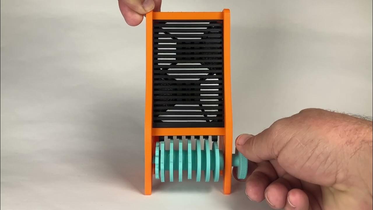 Slotted Mechanical Seven-Segment Display - YouTube