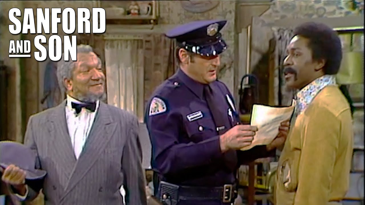 Fred Gets A Citation For Bravery I Sanford and Son - YouTube