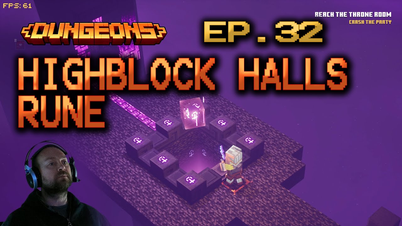 Minecraft Dungeons Walkthrough ep.32 - Highblock Halls Rune ...