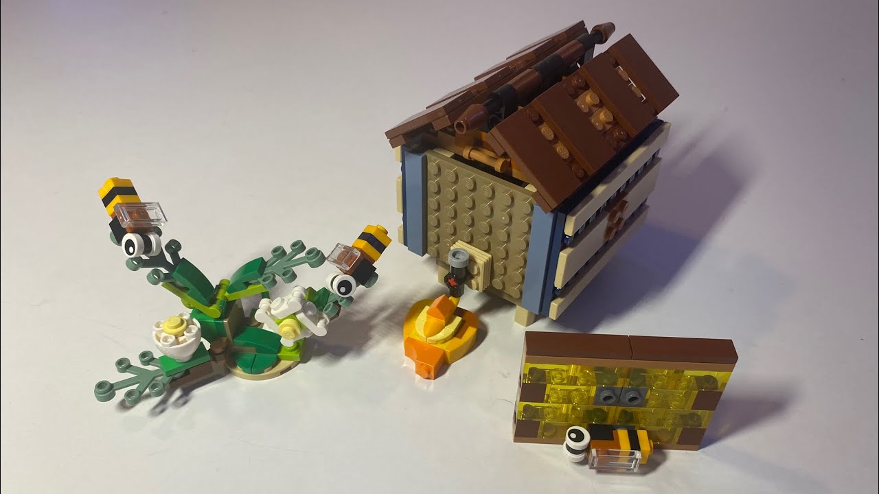 31143 LEGO Birdhouse 3 in 1 Secondary Build - Beehive - YouTube