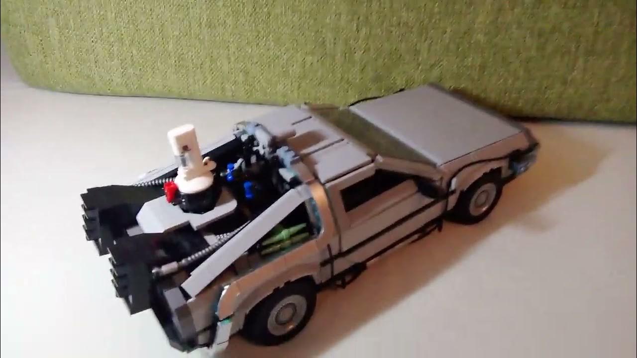 Обзор машина времени DeLorean 10300 из Лего - YouTube