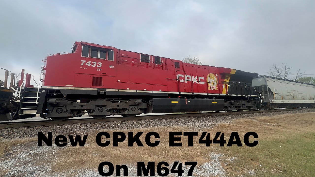 New CPKC On M647 & B40-8 Wide Cabs 4/11/25 - YouTube