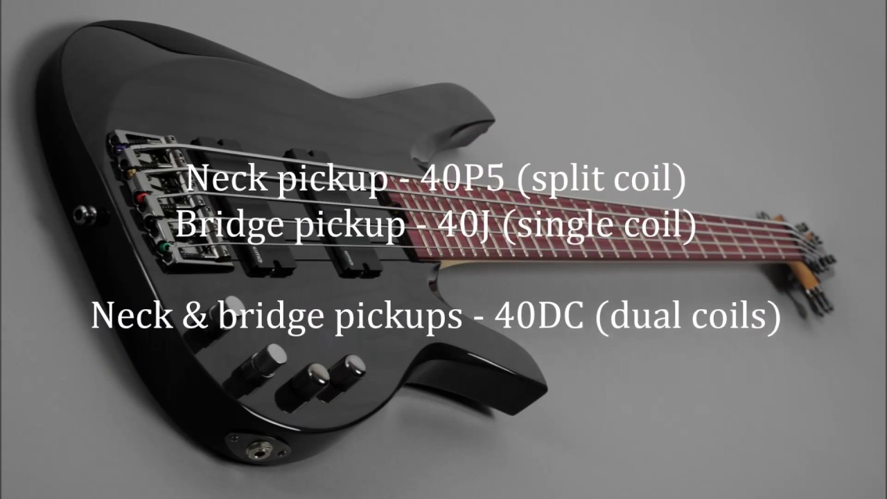 EMG 40PJ set vs. EMG 40DC pickups comparison - YouTube