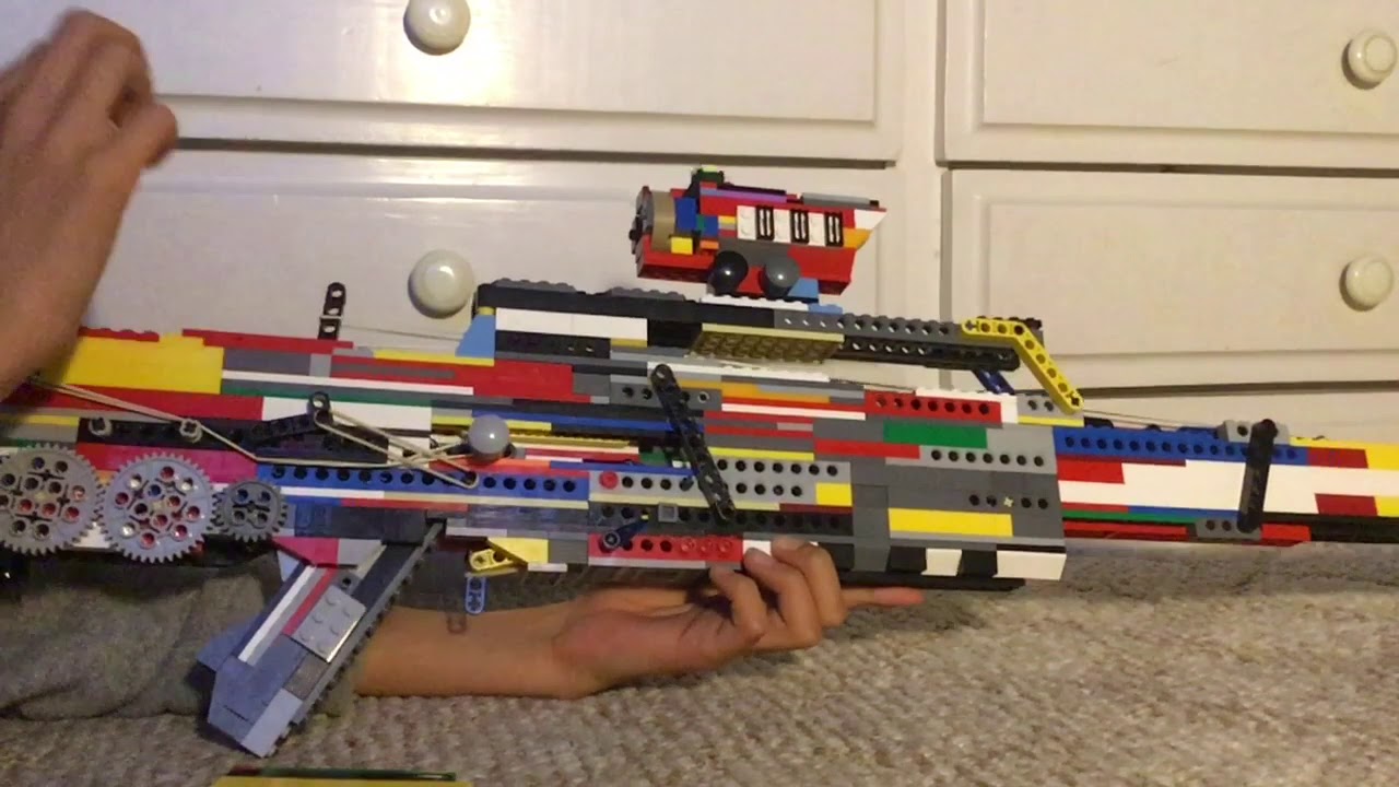 Lego Fire Selector Rifle full | semi + mech - YouTube