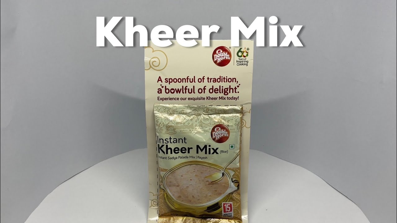 Double Horse Instant Kheer Mix - YouTube
