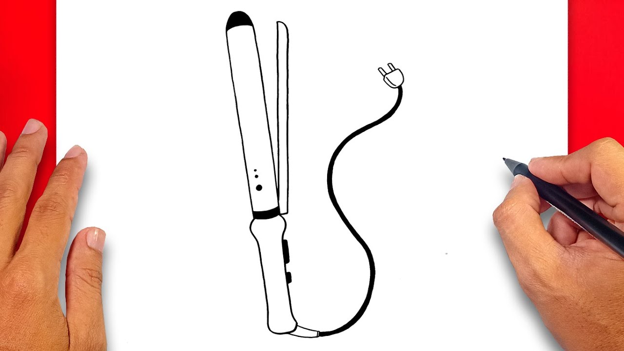 How to draw Hair Curler - Easy Drawing Hair Curler - YouTube