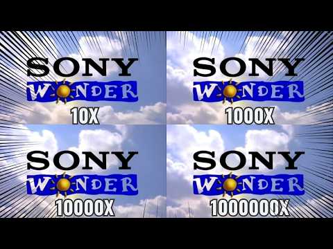Sony Wonder Logo 1995 Intro Animation Getting 1000000X Fast