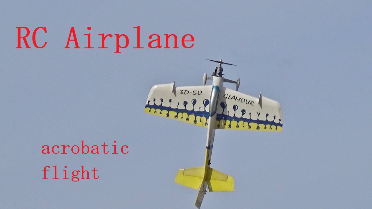 RC airplane acrobatic flight - YouTube
