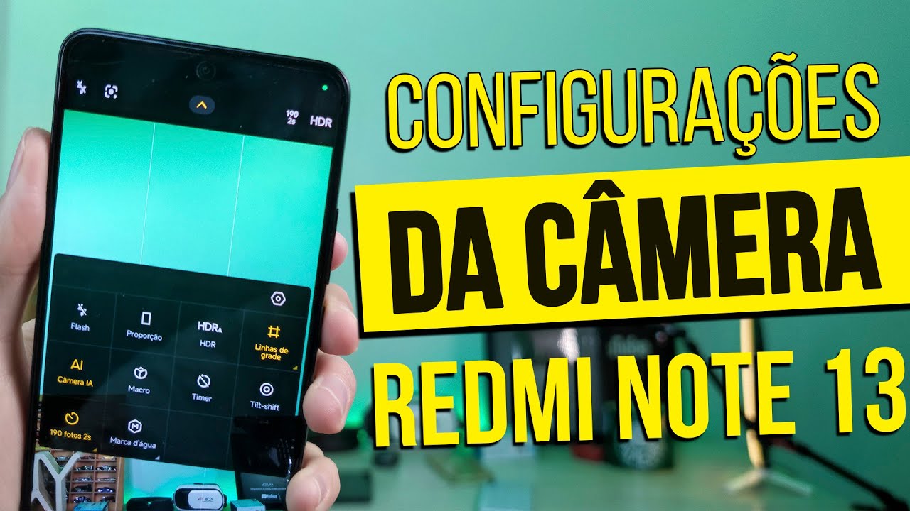 Como configurar a câmera no Xiaomi Redmi Note 13 - YouTube