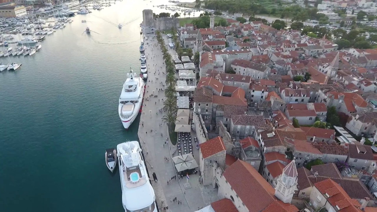 Trogir Riva by Drone 06/2017 - YouTube