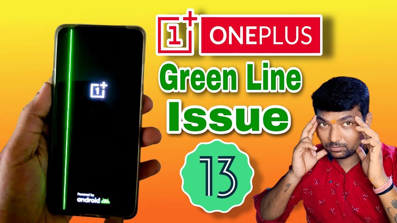 OnePlus Nord CE 2 5G Android 13 Green Line Issue || oneplus green line ...