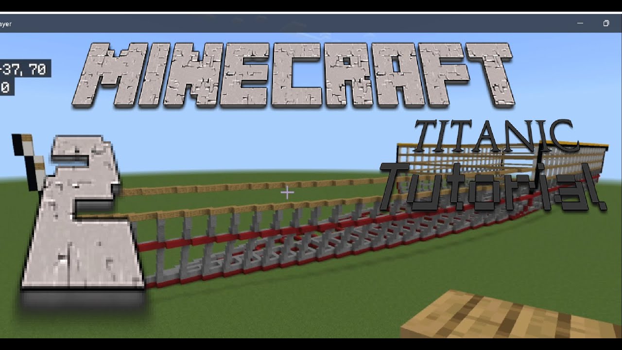 Minecraft Titanic Tutorial Part 2 - YouTube