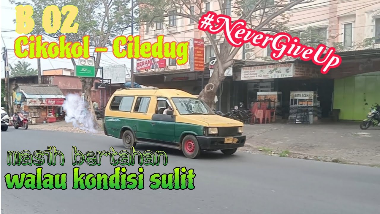 Mencoba Angkot B02 Cikokol Ciledug - YouTube