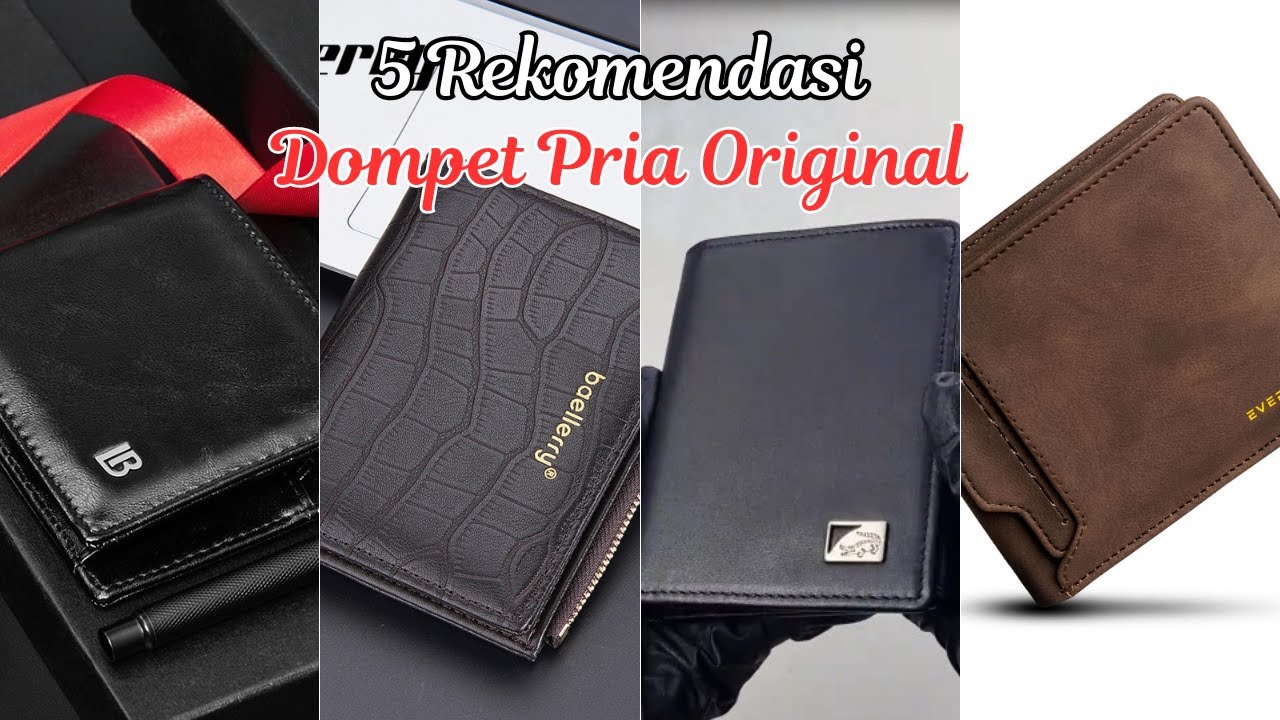 5 Rekomendasi Dompet Pria Original Branded 100% - YouTube