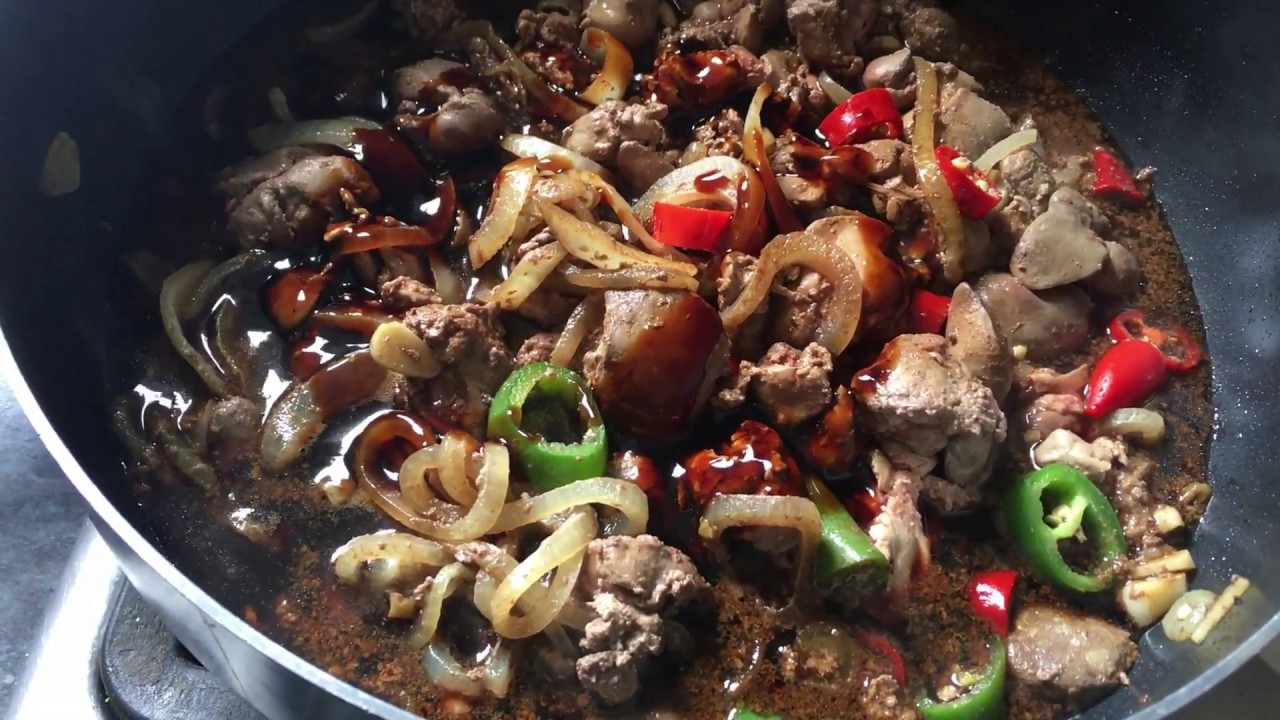 CHICKEN LIVER ADOBO (ATAY NG MANOK) - YouTube