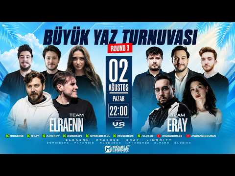 BÜYÜK KAPIŞMA! TEAM ERAY VS TEAM ELREAN RRANE PARANOİD - Mobile Legends Canlı Yayın