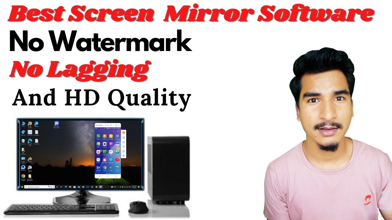 How to Mirror Mobile Phone Screen on Your Computer with Wire - YouTube