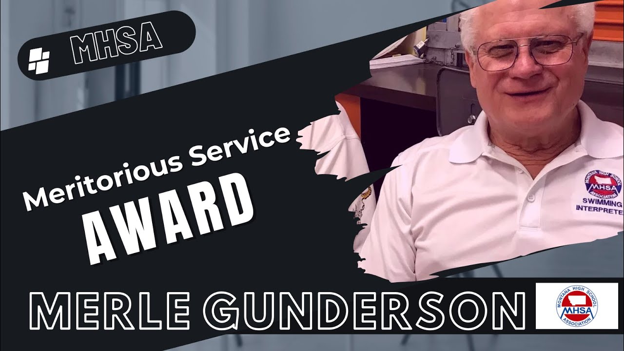 2024 MHSA Meritorious Service Award - Merle Gunderson - YouTube