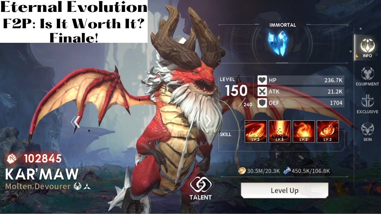 F2P: Is It Worth It? Eternal Evolution Finale - YouTube
