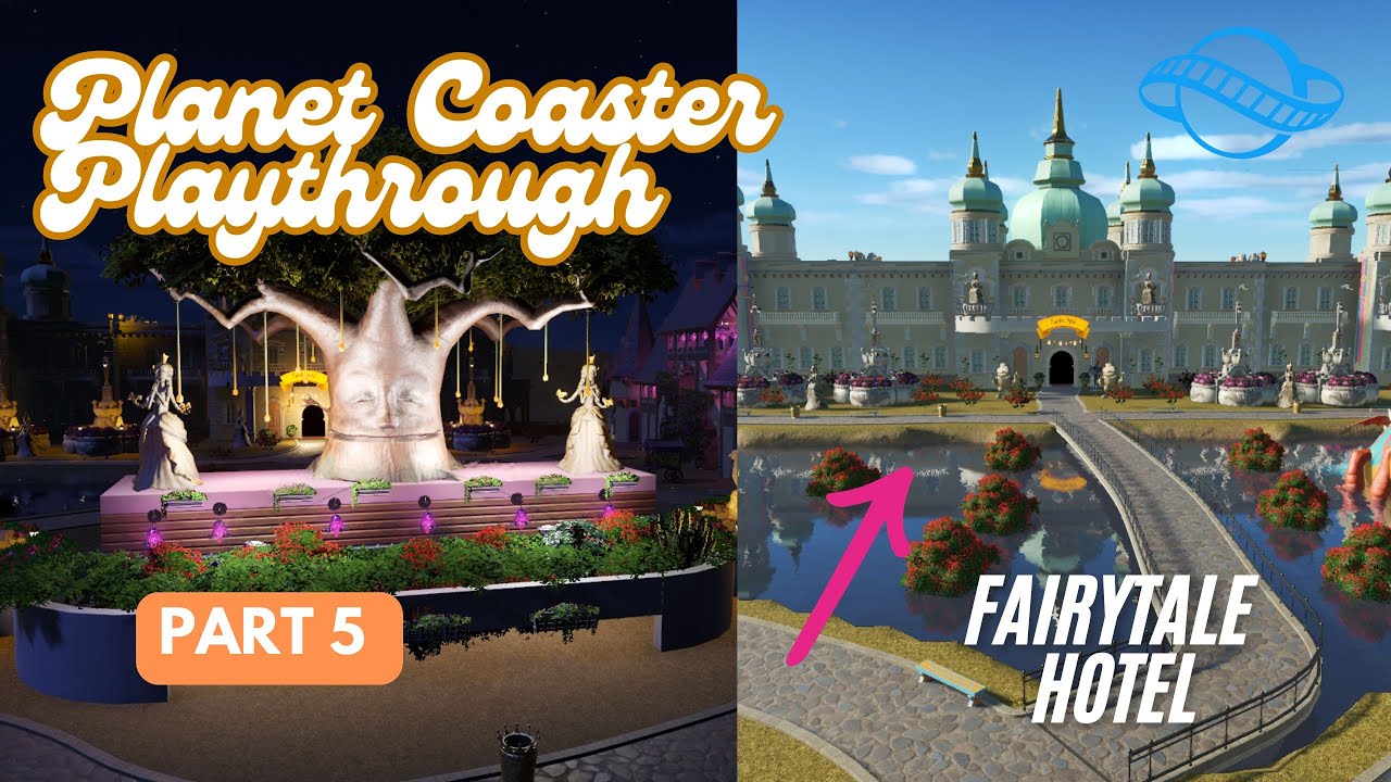 Lets Play Planet Coaster - Part 5 - Adding a HOTEL - YouTube
