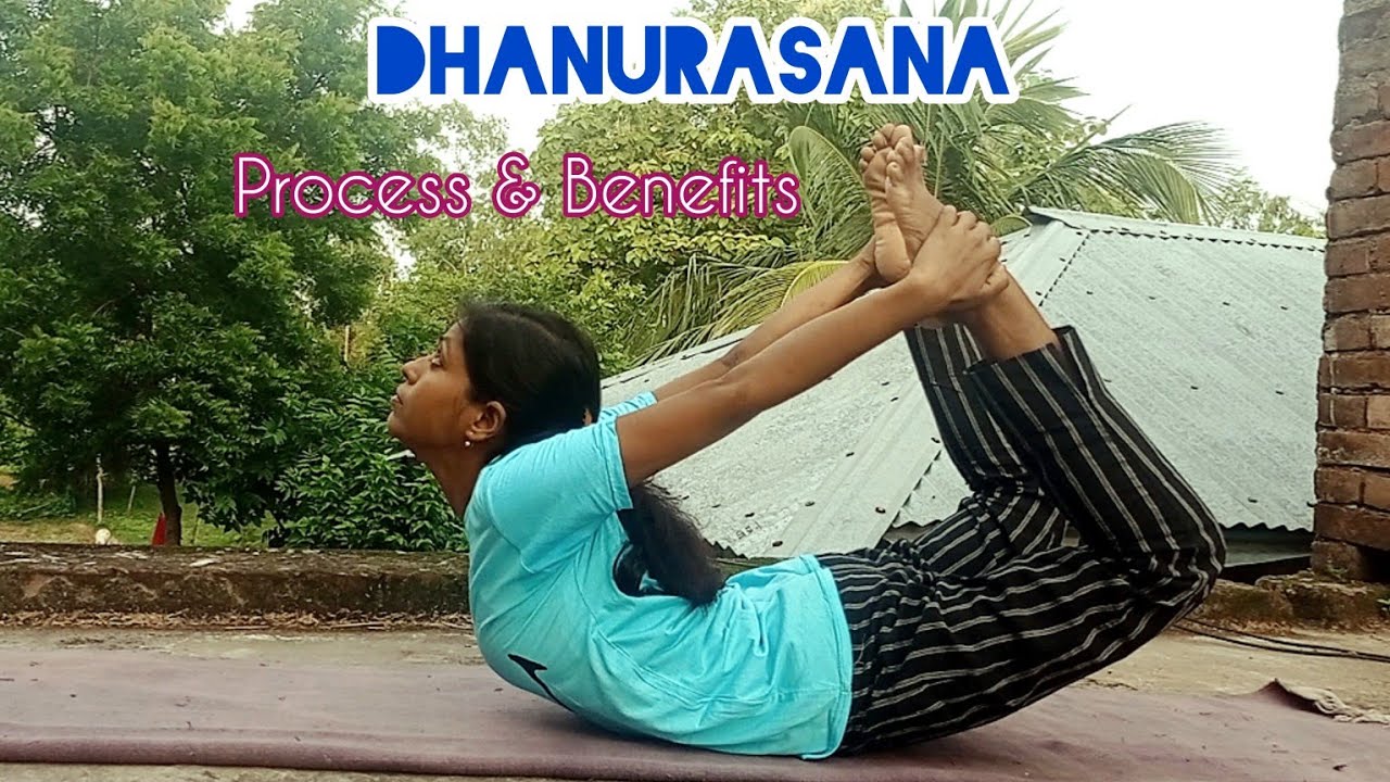 ধানুরাসন । Step by step l Benefit l #dhanurasana #Thyroidism # ...