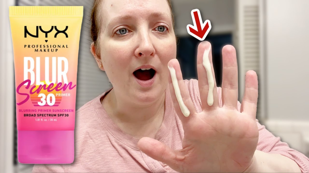 NYX SUNSCREEN Primer SPF30 (Wear Test & Review) - YouTube