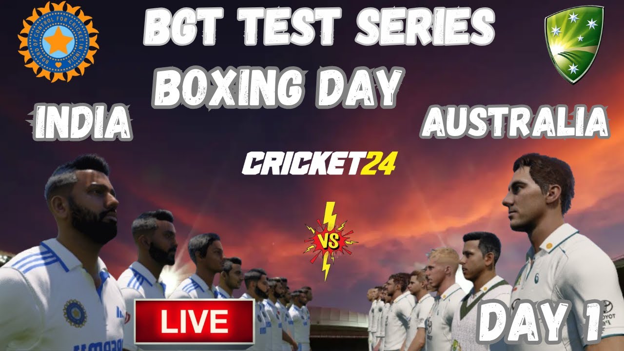 BGT 2024- 2025: India vs Australia 4th BOXING DAY test Match Day 1 ...