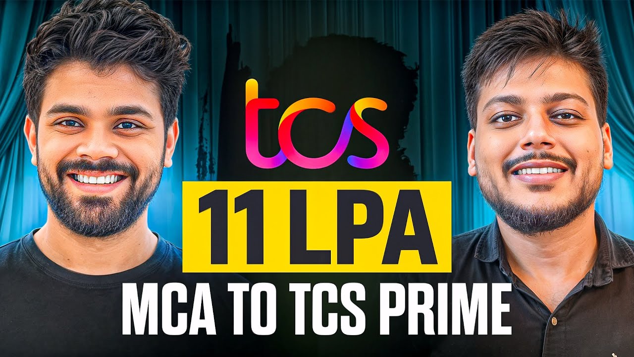 MCA to TCS Prime 11.5 PLA offer Step by Step Guide | Complete Interview ...