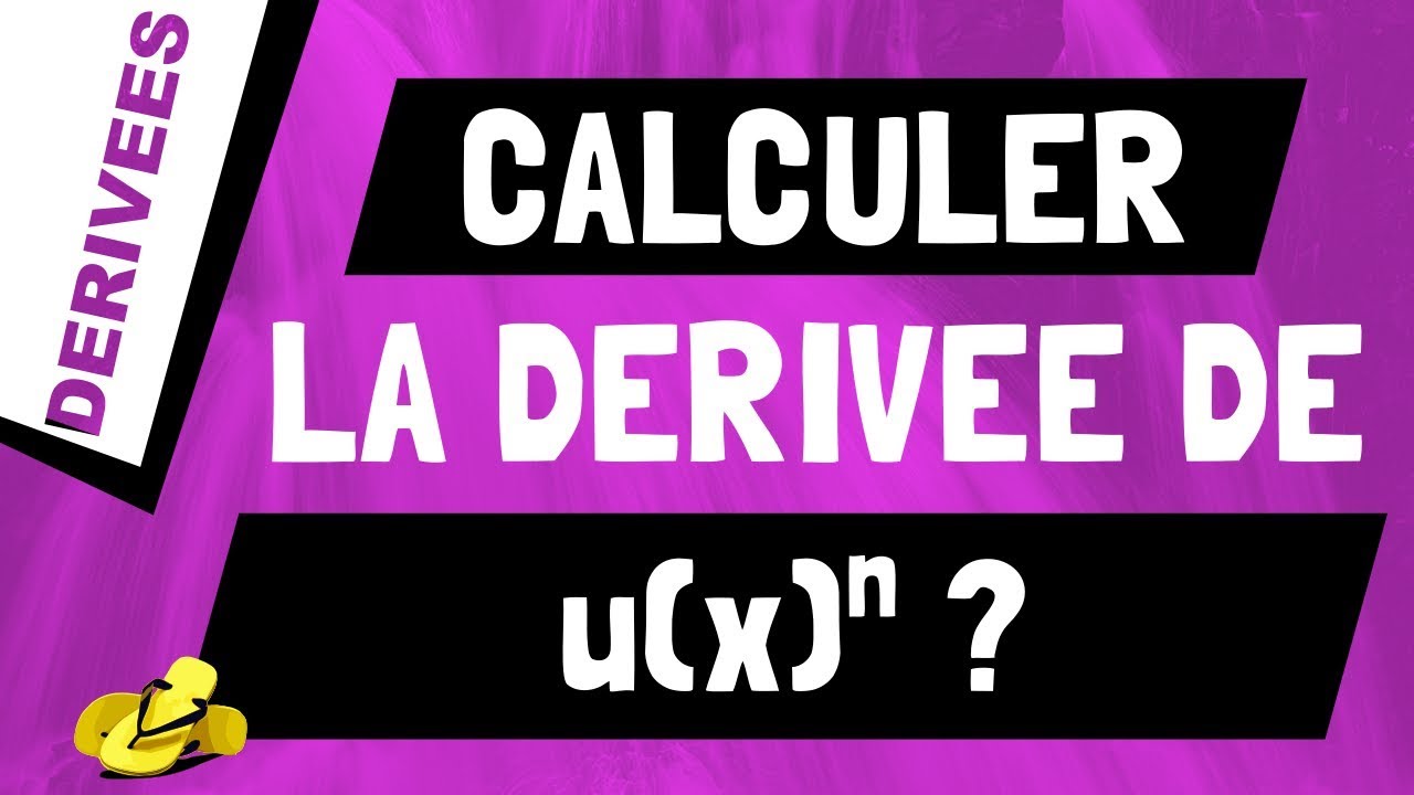 Comment retrouver et calculer la dérivée de u(x) à l'exposant n ou u(x ...