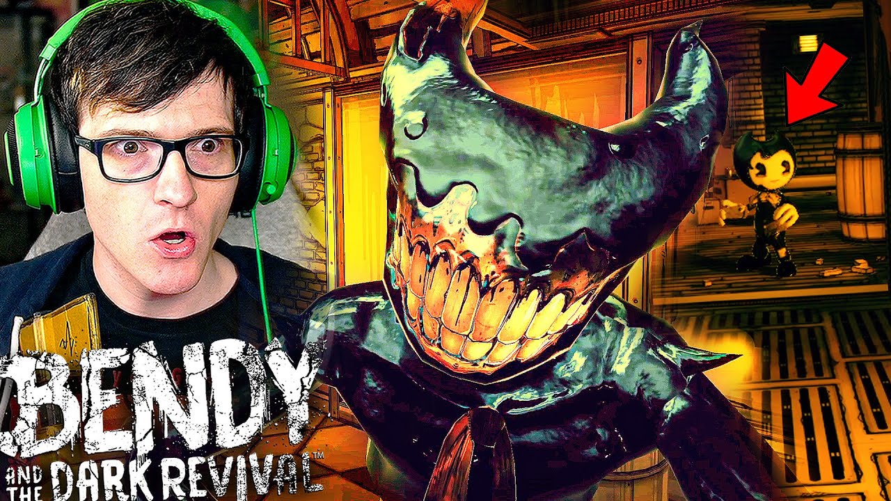 Bendy and the Dark Revival Chapter 3 - Demon Bendy is hunting us - YouTube