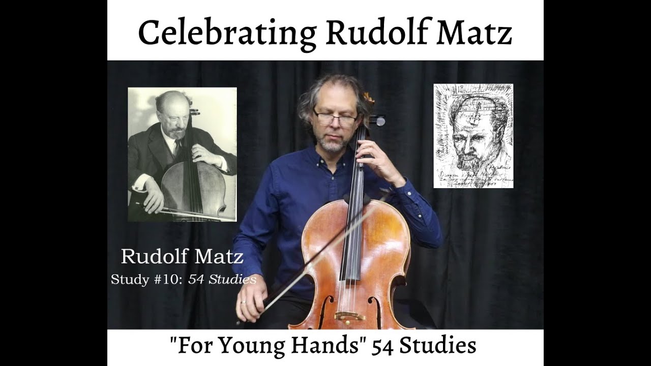Rudolf Matz: Study #10//"For Young Hands": 54 Short Studies for Cello ...