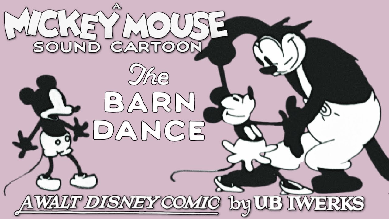 Walt Disney's Mickey Mouse in "The Barn Dance" (Public Domain) - YouTube