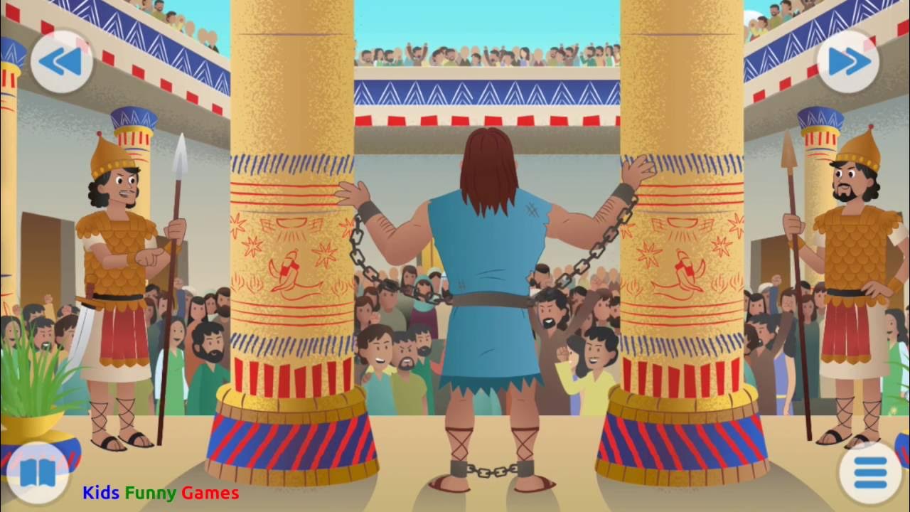 Bible for children | Samson a hairy tale | Kids Funny Games - YouTube