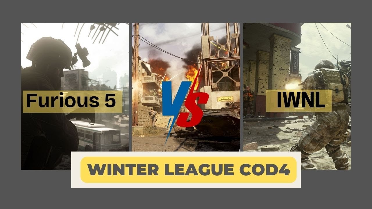 Team Furious 5 Vs Team IWNL- Winter League Cod4 - FPS Promod EU - YouTube
