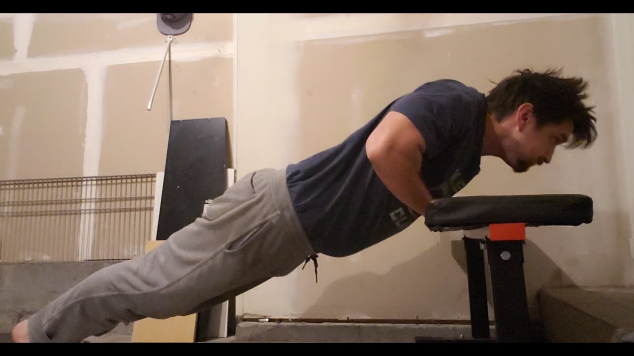 100 Pushups - Day 37 [Elevated] - YouTube