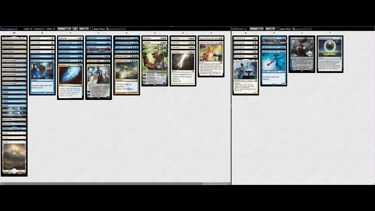 UW Control | Modern | MTG Gameplay - YouTube