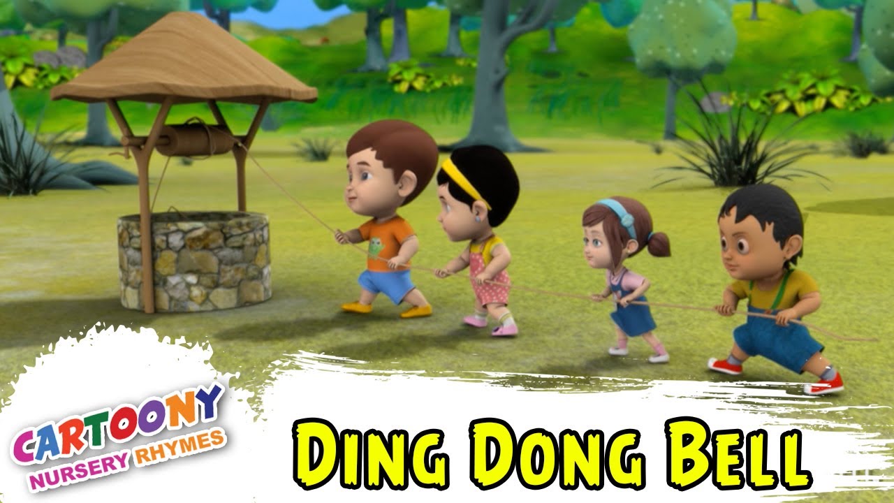 Ding Dong Bell | The Best Lyrics Funny Animated Cartoon | Cartoony ...